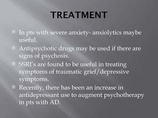 ADJUSTMENT DISORDER presentation pG student | PPTX