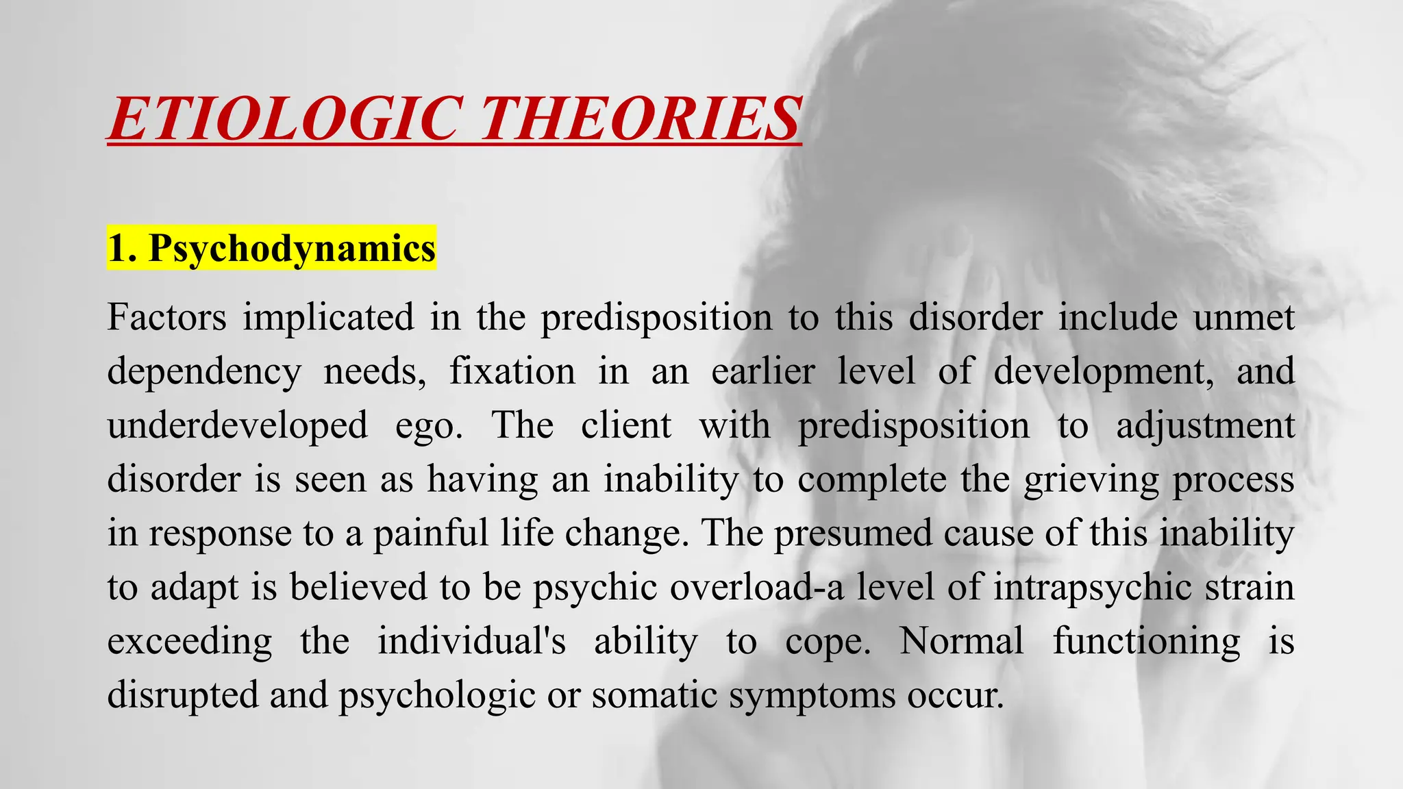 adjustment disorder of Mental health nursing | PPTX