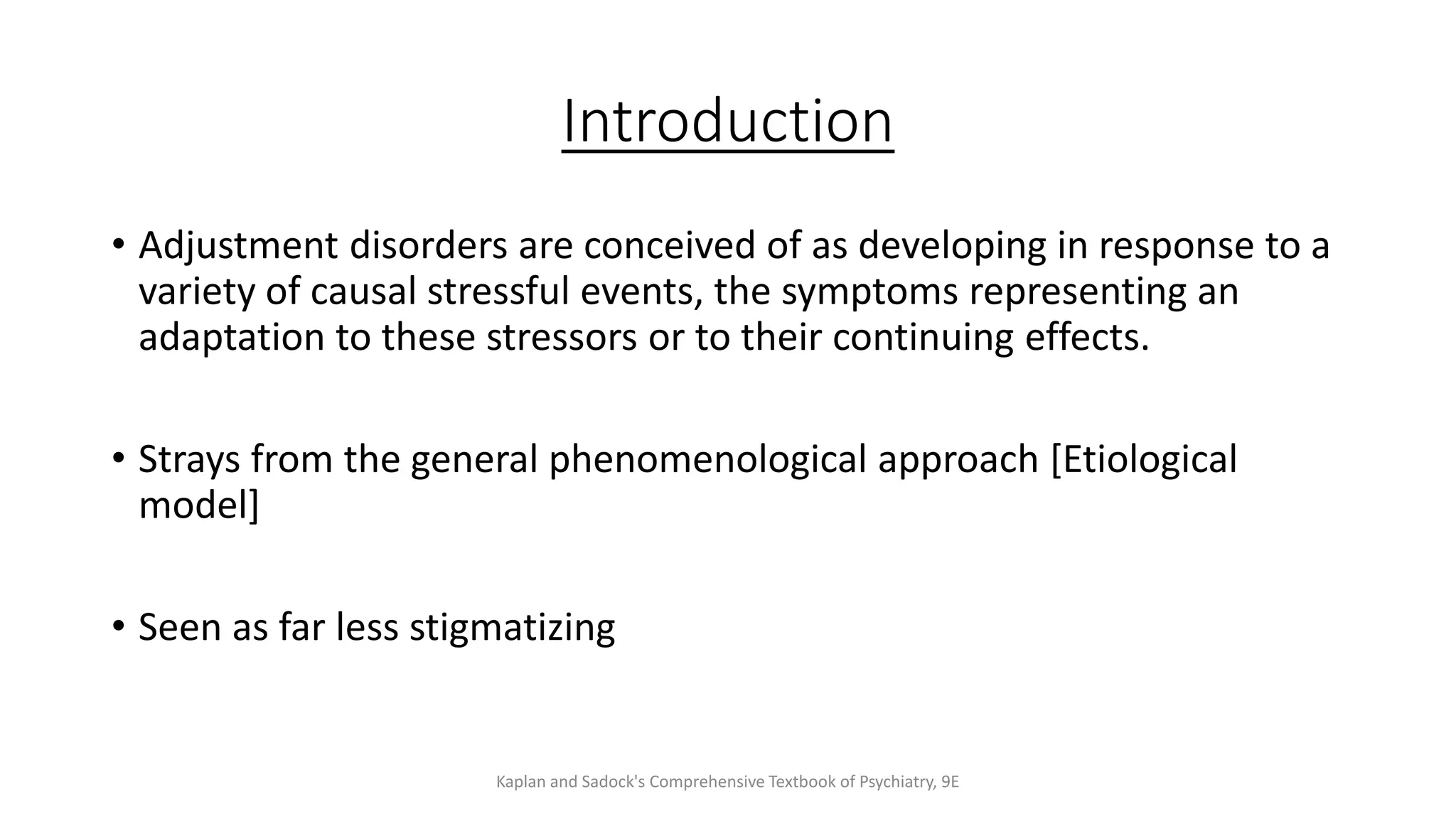 Adjustment disorders | PPTX