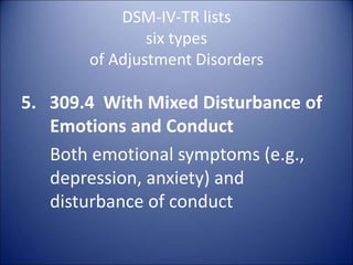 DSM Adjustment Disorders PSYCHIATRY .ppt