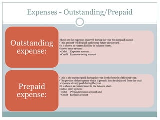 Adjustment in final accounts | PPTX