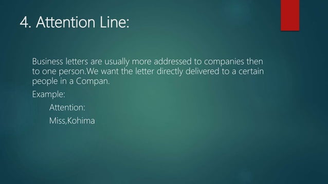 Adjustment letters | PPTX