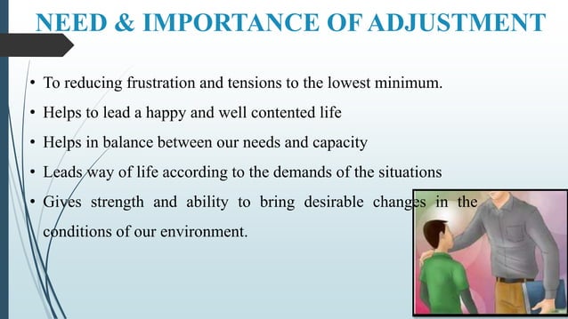 adjustment & maladjustment.pptx | Mental Health | Diseases and Conditions