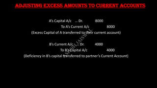 Adjustment of capital and preparation of balance sheet. (Accountancy) | PDF