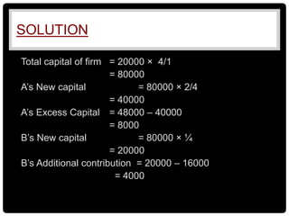 Adjustment of capitals | PPTX
