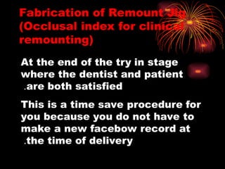 Adjustment of complete denture occlusion.ppt