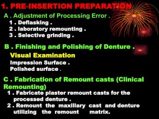 Adjustment of complete denture occlusion.ppt