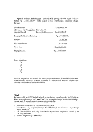 Adjustment pada penghapusan. jobsheet | PDF