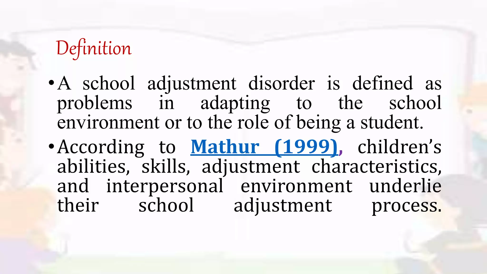Adjustment reaction to school.pptx
