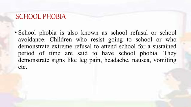 Adjustment reaction to school.pptx | Brain and Nervous System Disorders | Diseases and Conditions