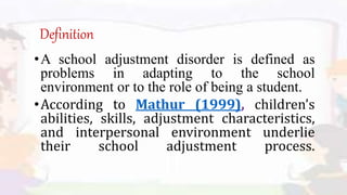 Adjustment reaction to school.pptx