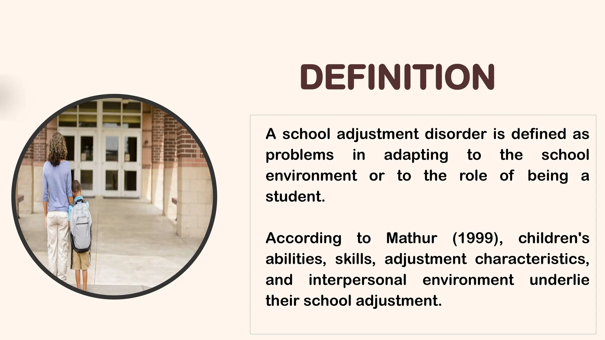 adjustment reaction to school and learning disabilities.pptx