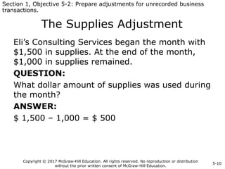 Adjustments and the Worksheet Adjustments and the Worksheet | PPT