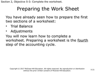 Adjustments and the Worksheet Adjustments and the Worksheet | PPT
