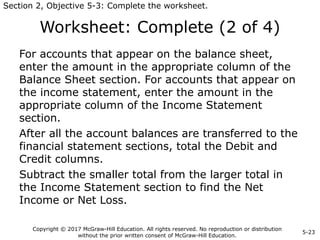 Adjustments and the Worksheet Adjustments and the Worksheet | PPT