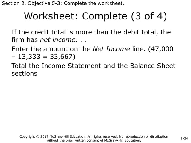 Adjustments and the Worksheet Adjustments and the Worksheet | PPT