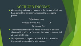 Adjustments of Final Accounts | PPTX