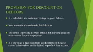 Adjustments of Final Accounts | PPTX