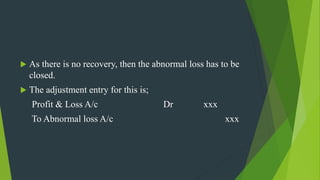 Adjustments of Final Accounts | PPTX