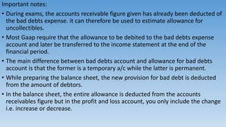 Adjustments to final accounts | PPTX | Business Accounting & Finance ...