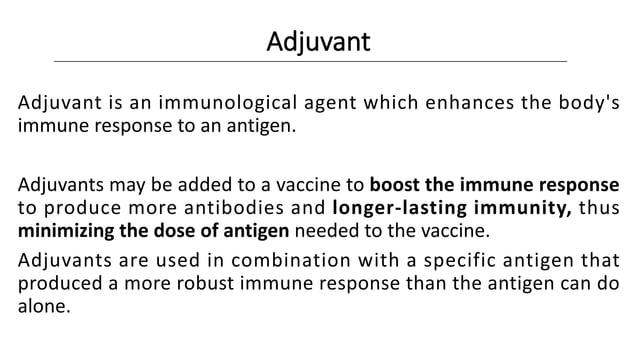 Mechanisms of Action of Adjuvants | PDF