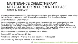 Chemotherapy Protocol of NSCLC | PPT