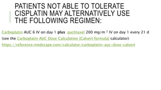 Chemotherapy Protocol of NSCLC | PPT
