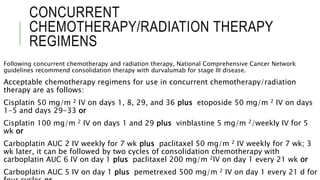 Chemotherapy Protocol of NSCLC | PPTX