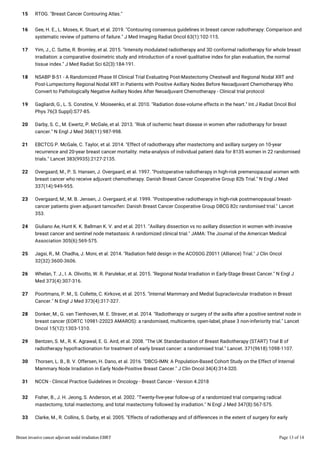 Adjuvant nodal irradiation breast cancer | PDF
