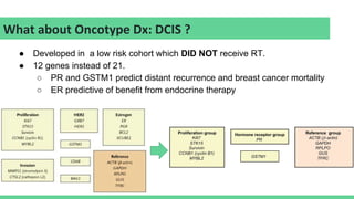 Adjuvant radiation based on genomic risk factors emerging scenarios | PPT