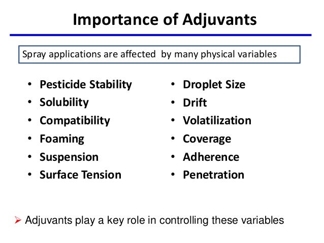 Adjuvants