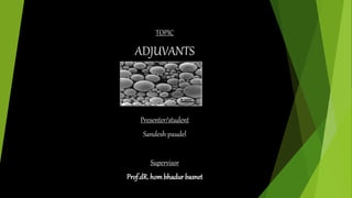 Adjuvants | PPTX