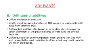 Adjuvants presentation | PPTX