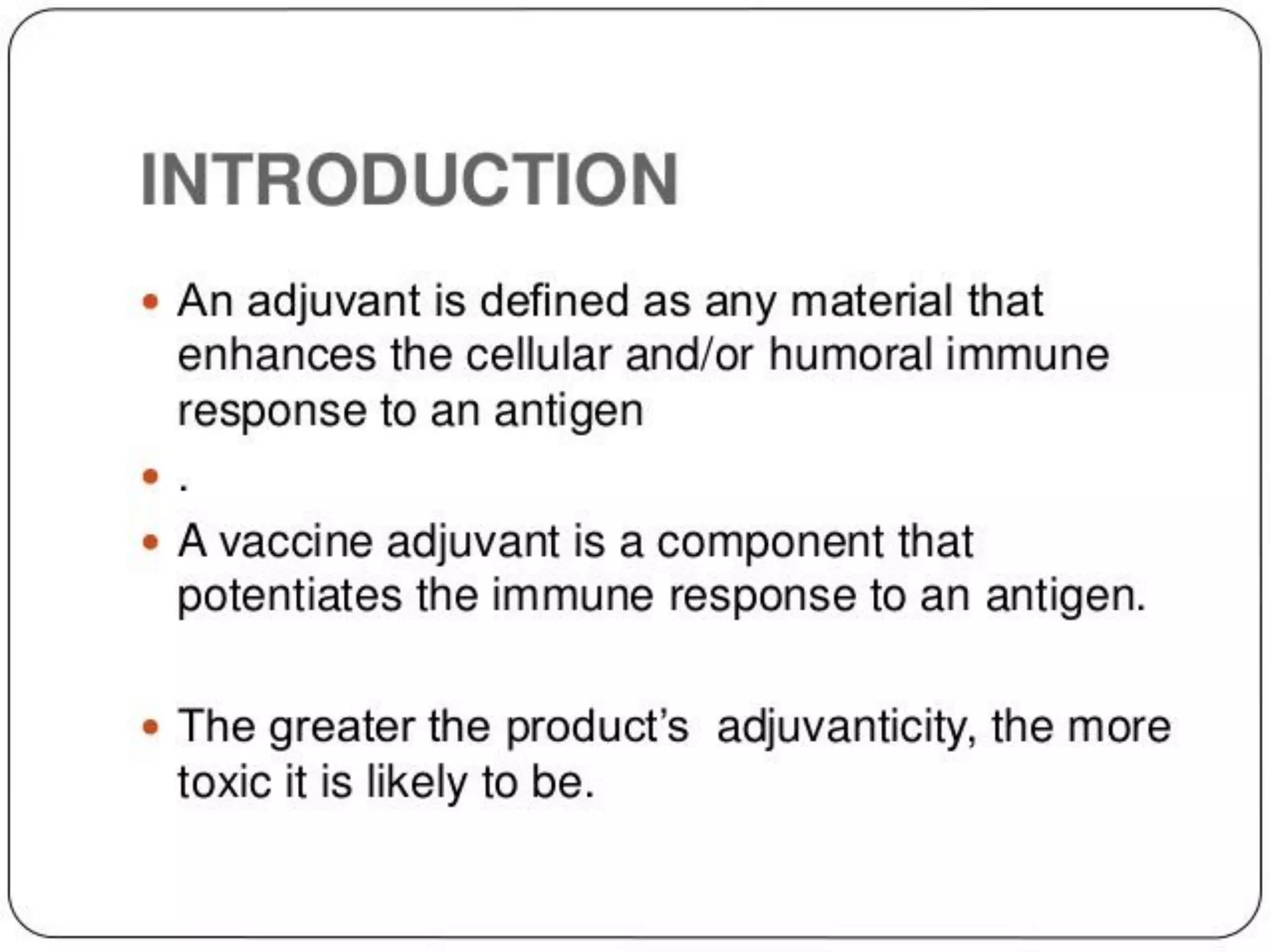 Adjuvants used for human vaccines | PDF