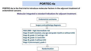 Adjuvant treatment in high risk endometrial carcinoma.pptx | Cancer ...