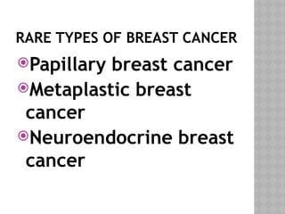 Adjuvant treatment of rare types of breast cancer.pptx