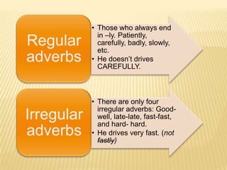 Adjvectives and adverbs | PPT