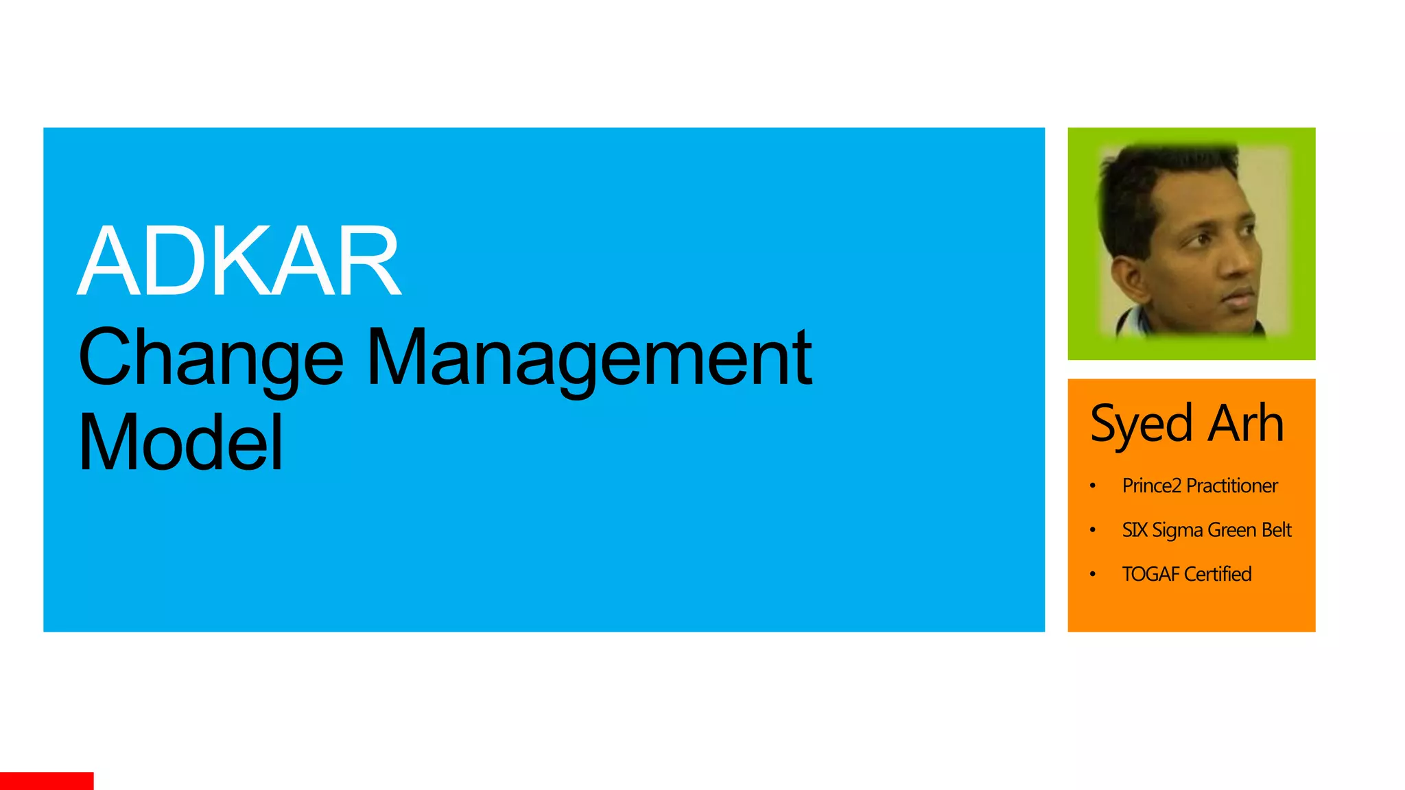 ADKAR Change Management Model | PPSX