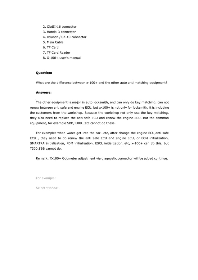 Ad kautoscan.com x100+ instruction | PDF | Free Download