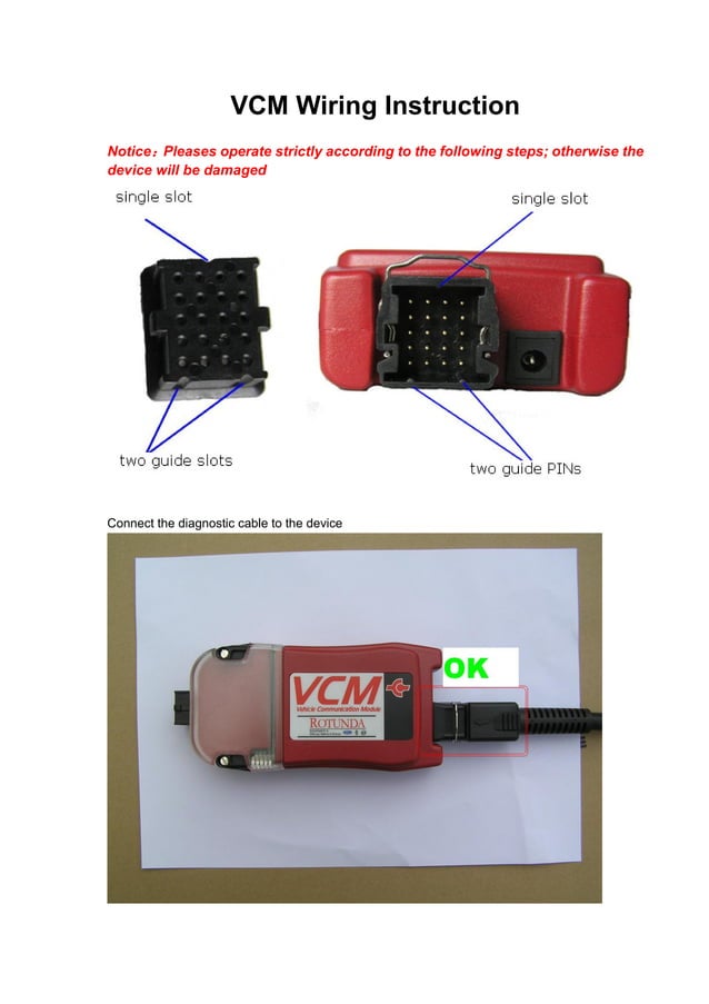 Autodiagnosticobd vcm ids installation instructions from julie | PDF