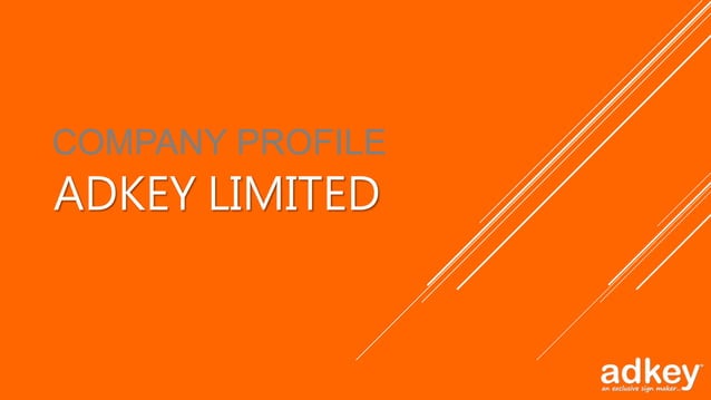 Adkey Limited Company Profile | PPTX | Advertising Industry | Industries
