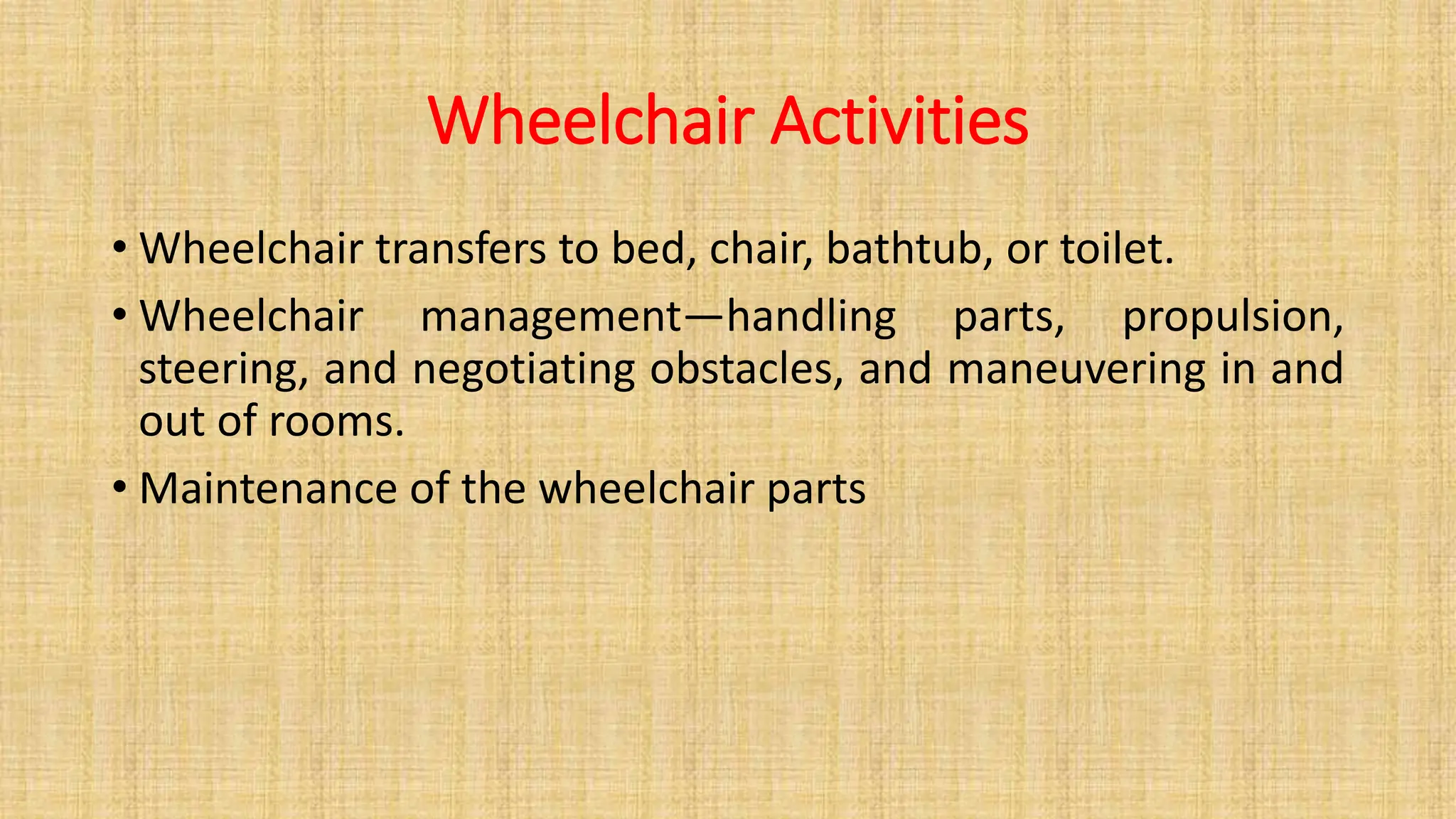 ADL- Activities of daily living. .ppt