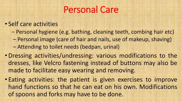 ADL- Activities of daily living. .ppt