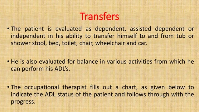 ADL- Activities of daily living. .ppt