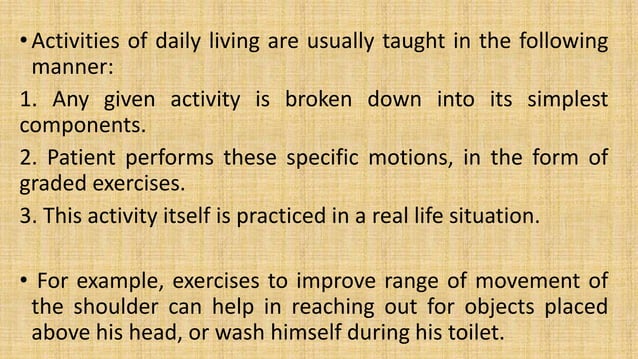 ADL- Activities of daily living. .ppt