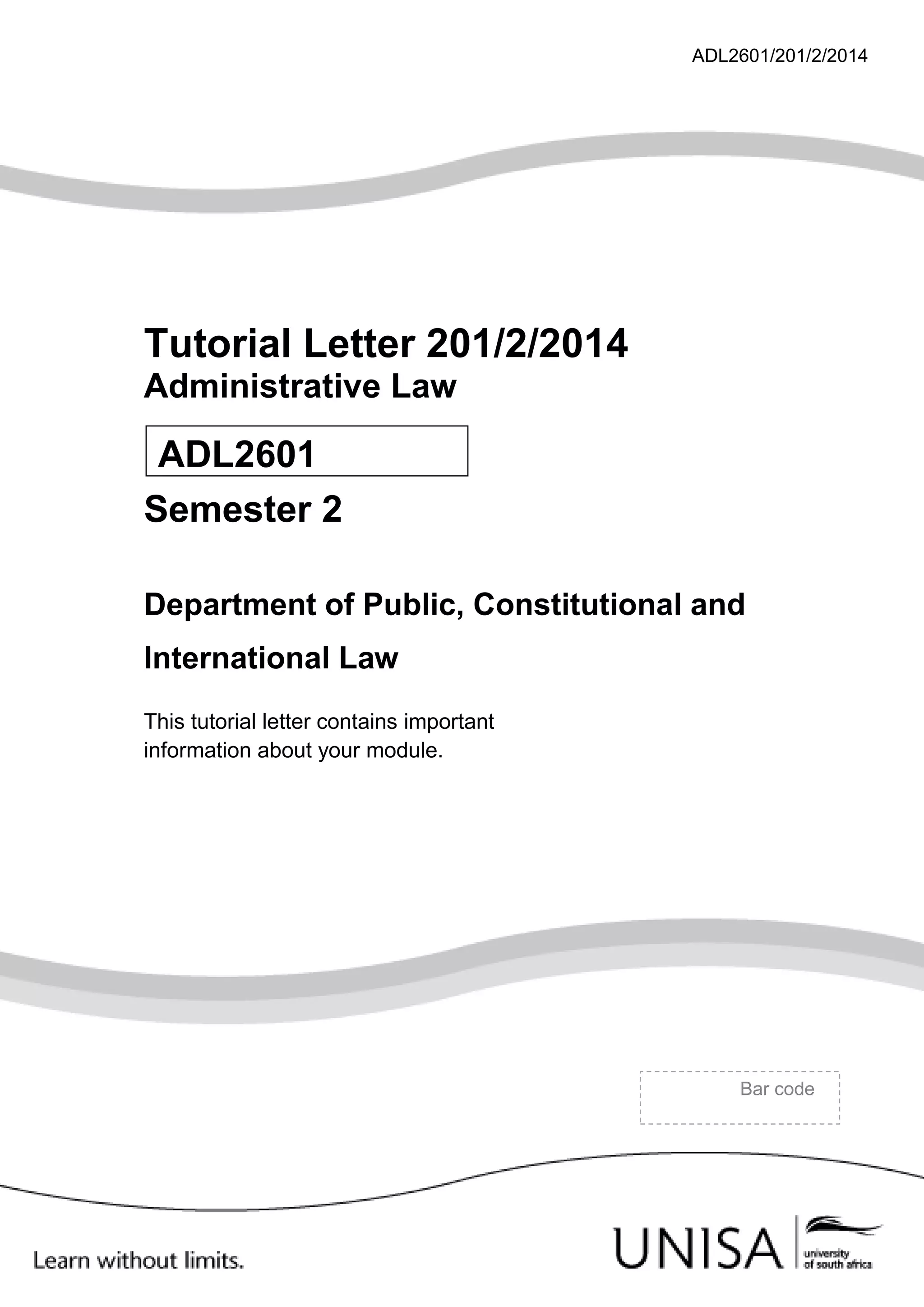 ADL2601_201_2014.pdf | Educational Assessment | Education