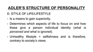 ADLER'S Theory of Personality: FILIPINO PERSONALITY | PDF