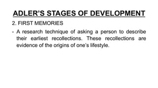 ADLER'S Theory of Personality: FILIPINO PERSONALITY | PDF