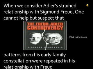 Background About Alfred Adler | PPTX