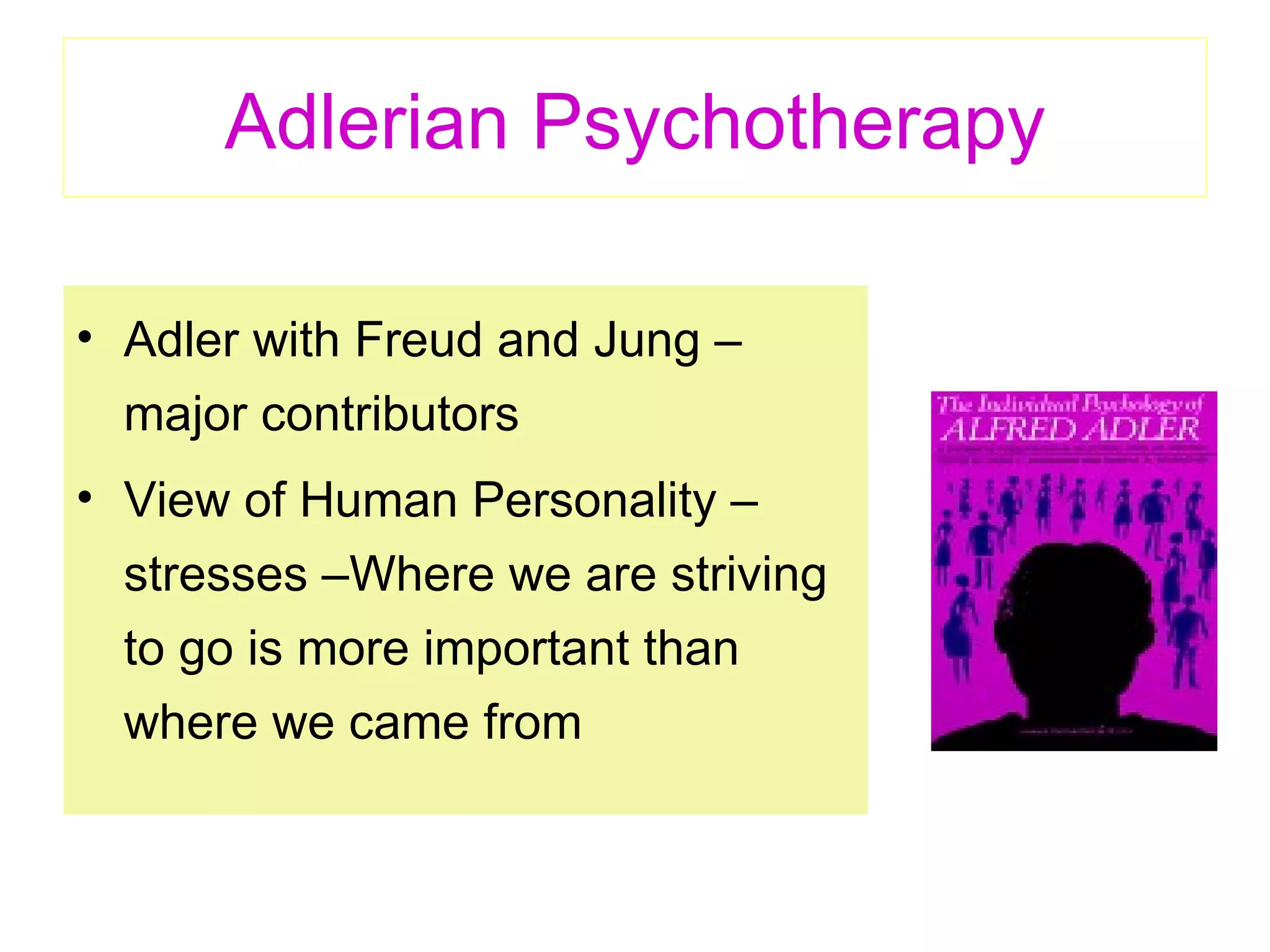 Adlerian psychotherapy | PPT